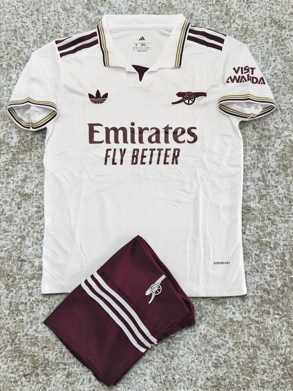 Arsenal Third White 25-26 Set – Sports House Shop