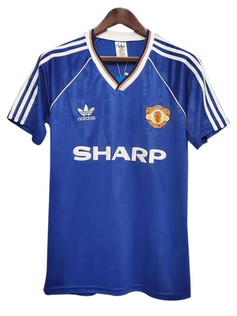 MANCHESTER UNITED Away jersey (Retro) SHARP – Sports House Shop